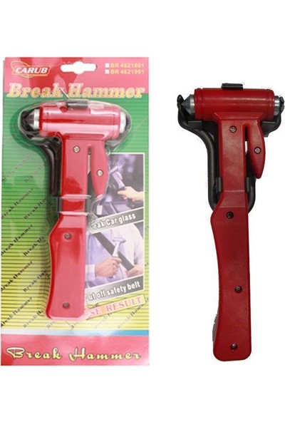 Nettedarikcisi Cam Kırma Çekici Kemer Kesici Falçatalı Lüks Tip