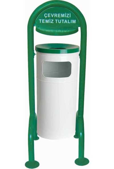 Avrupa Tedarik Bahçe Tipi Çöp Kovası Boyalı Şapkalı Avrupa Tedarik Bahçe Tipi Çöp Kovası Boyalı Şapkalı