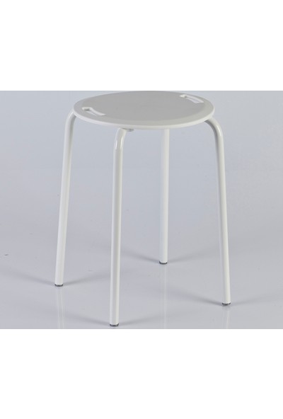 Primanova Banyo Taburesi Metal Ayak Beyaz M-KV18-01 Primanova Banyo Taburesi Metal Ayak Beyaz M-KV18-01