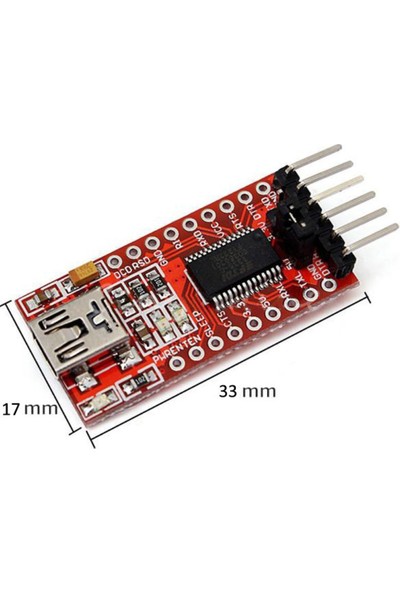 Robotekno FT232RL FTDI USB to TTL Çevirici 5V 3.3V USB to TTL Converter Robotekno FT232RL FTDI USB to TTL Çevirici 5V 3.3V USB to TTL Converter