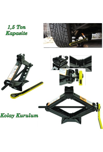 Stilson Stılson 1.5 Ton Cırcır Kollu Kriko Stilson Stılson 1.5 Ton Cırcır Kollu Kriko