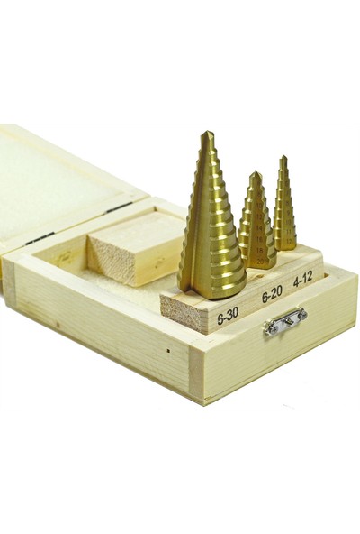 Knisaw Knisaw 3'Lü Sac Delme Seti Kademeli Delgi Seti