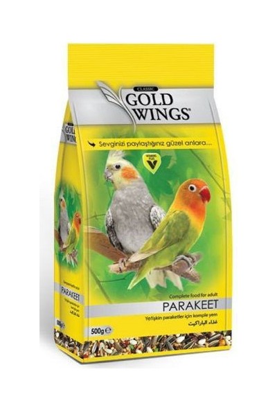 Gold Wings Classic Paraket Yemi 500 Gr Gold Wings Classic Paraket Yemi 500 Gr