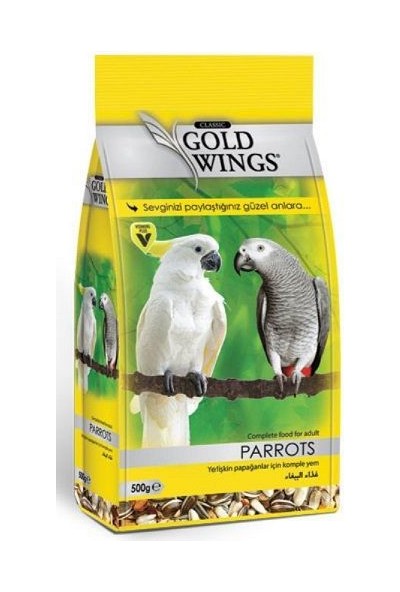 Gold Wings Classic Papağan Yemi 500 Gr