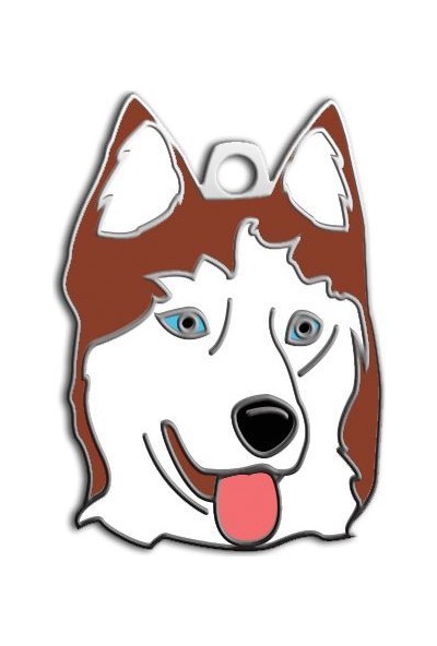 Dalis Pet Tag - Sibirya Kurdu Köpek Künyesi (Kizil) Dalis Pet Tag - Sibirya Kurdu Köpek Künyesi (Kizil)