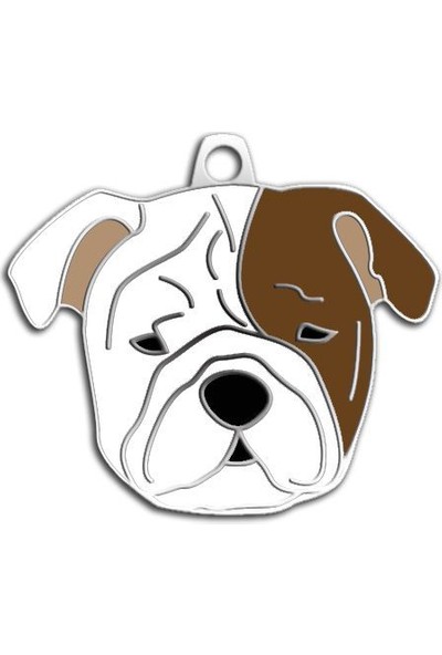 Dalis Pet Tag - Bulldog Köpek Künyesi