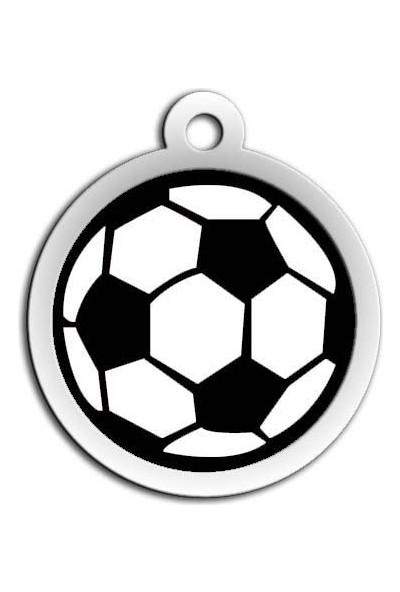 Dalis Pet Tag - Mineli Seri Futbol Topu Desenli Künye