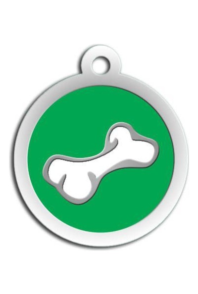 Dalis Pet Tag - Mineli Seri Kemik Desenli Künye