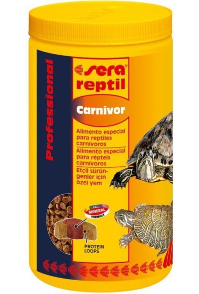 Sera Reptil Etçil Sürüngen Yemi Carnivor 1000 Ml Sera Reptil Etçil Sürüngen Yemi Carnivor 1000 Ml