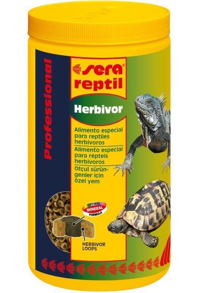 Sera Reptil Otçul Sürüngen Yemi Herbivor 1000 Ml Sera Reptil Otçul Sürüngen Yemi Herbivor 1000 Ml