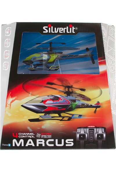 Silverlit Marcus U.K Helikopter 4Ch Gyro Yeşil Silverlit Marcus U.K Helikopter 4Ch Gyro Yeşil