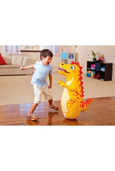 Intex 3D Bop Bag Inflatable Punching Boxing Bag Dinosaur / Su Doldurma Tabanlı Şişme Dinazor Hacıyatmaz 94 Cm Intex 3D Bop Bag Inflatable Punching Boxing Bag Dinosaur / Su Doldurma Tabanlı Şişme Dinazor Hacıyatmaz 94 Cm