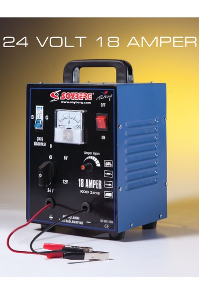 Soyberg Akü Şarj Cihazı 2418
