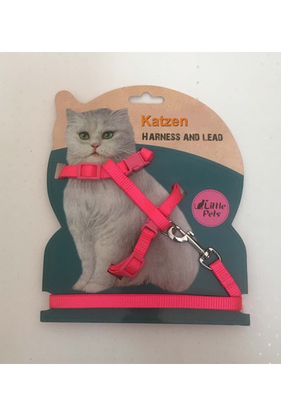 Katzen Kedi Göğüs Tasması Pembe