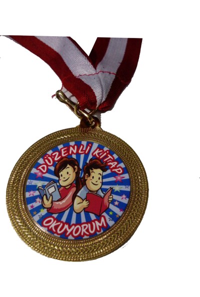 Beyazyıldızlar Madalya 10 Adet (Düzenli Kitap Okuyorum)
