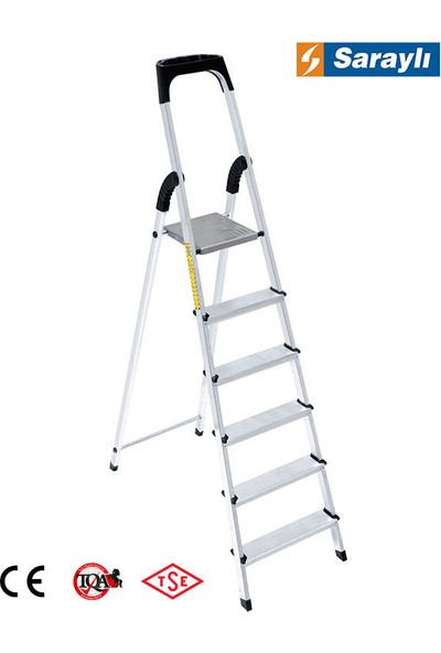 Saraylı Alüminyum Merdiven 5+1 6'lı Saraylı Alüminyum Merdiven 5+1 6'lı