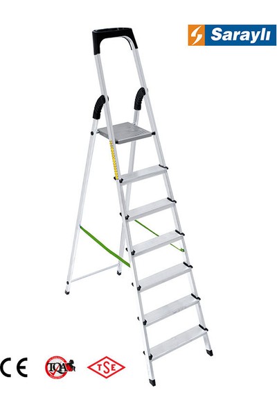 Saraylı Alüminyum Merdiven 6+1 7'li Saraylı Alüminyum Merdiven 6+1 7'li