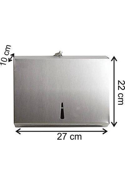 Arı Metal Z Katlama Kağıt Havluluk 200'lü Paslanmaz Çelik