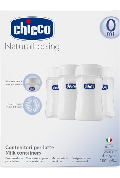 Chicco Süt Saklama Kapları-Wellbeing Chicco Süt Saklama Kapları-Wellbeing
