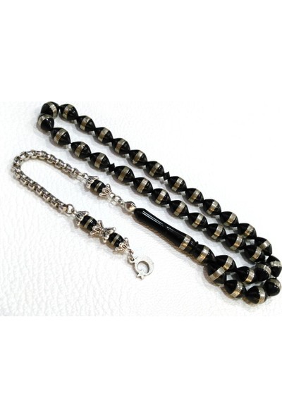 Tt-Tesbih Gümüş Sarmal Metal Aksesuarlı Kuka Tesbih Tt-471 Tt-Tesbih Gümüş Sarmal Metal Aksesuarlı Kuka Tesbih Tt-471