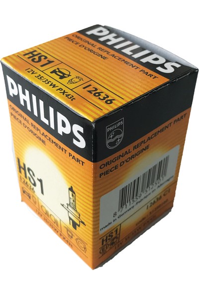 Philips H4 Hs1 12V 35/35W Tirnakli Far Ampulu
