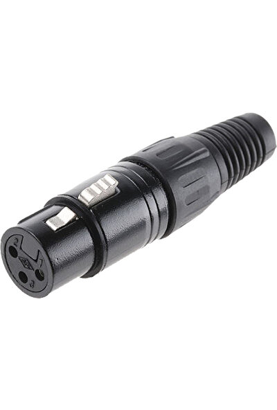 Ethic Xlr Dişi Konnektör Siyah 3 Pin Ethic Xlr Dişi Konnektör Siyah 3 Pin