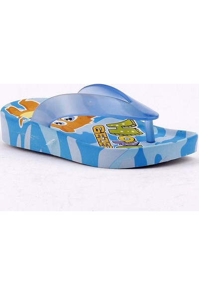 Gezer 9795 Günlük Plaj Havuz Parmakarası Erkek Çocuk Terlik