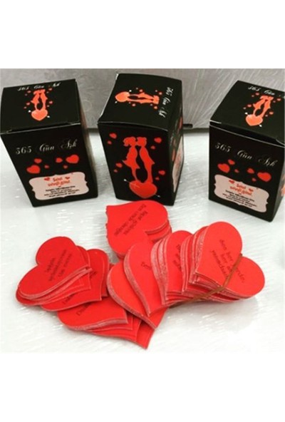365 Güne Özel Kalpli Aşk Kartları, Her Güne Bir Aşk Mesajı