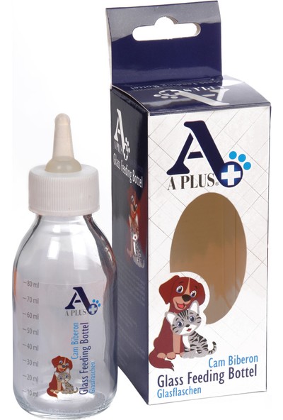 A Plus Yavru Kedi Köpek Cam Biberon 100 ml