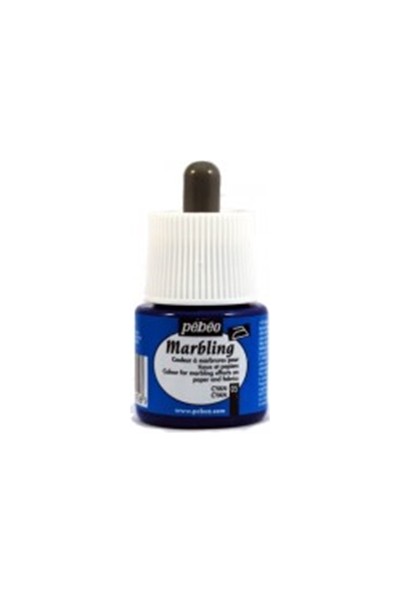 Pebeo Marbling (Ebru Boyası) 05 Cyan 45Ml Pebeo Marbling (Ebru Boyası) 05 Cyan 45Ml