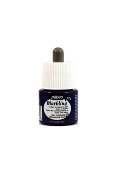 Pebeo Marbling (Ebru Boyası) 04 Ultramarine Blue 45Ml Pebeo Marbling (Ebru Boyası) 04 Ultramarine Blue 45Ml
