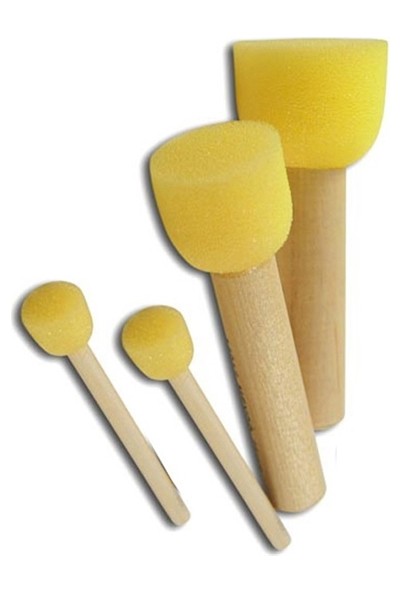 Tampon Fırça 4 Lü (Sünger)