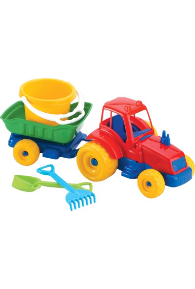 Traktör Plaj Set