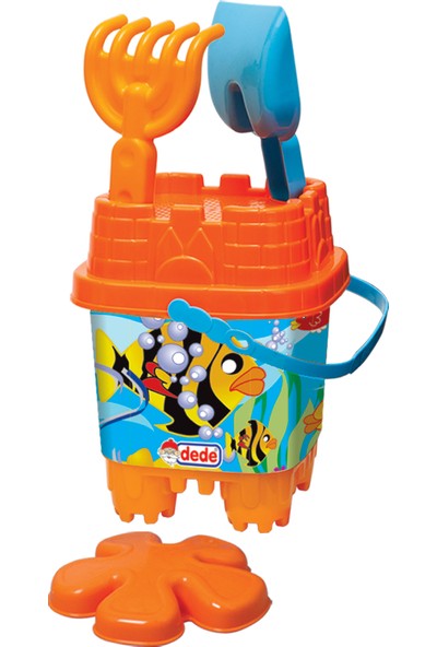 Resimli Küçük Kale Kova Set Resimli Küçük Kale Kova Set