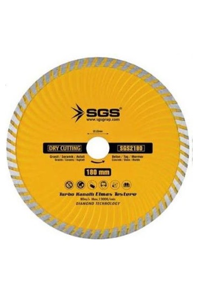 Sgs 115Mm Turbo Kanallı Elmas Testere Sgs2115 (1 Adet) Sgs 115Mm Turbo Kanallı Elmas Testere Sgs2115 (1 Adet)