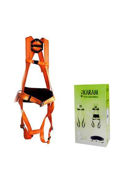 Emniyet Kemeri+Halat-Karabina Takımı Kutulu (Paraşüt Tipi- Bel Des.) (1 Adet)