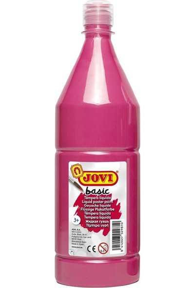 Jovi Basic 1000 cc Sulandırılmış Guaj Boya (Pembe) Jovi Basic 1000 cc Sulandırılmış Guaj Boya (Pembe)
