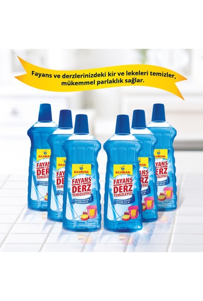 Klorak Derz Ve Fayans Temizleyicisi - 6Lı Set