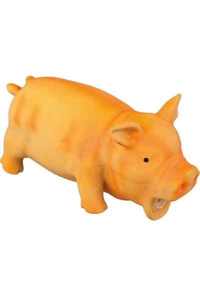Latex Turuncu Domuz Figürlü Köpek Oyuncağı 23 Cm Latex Turuncu Domuz Figürlü Köpek Oyuncağı 23 Cm