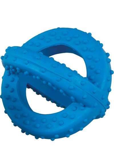 Lastik Sarmal Köpek Oyuncağı (Mavi) 10 Cm Lastik Sarmal Köpek Oyuncağı (Mavi) 10 Cm