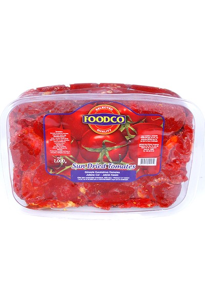 Foodco Güneşte Kurutulmuş Domates (Yağlı) 1 kg Foodco Güneşte Kurutulmuş Domates (Yağlı) 1 kg