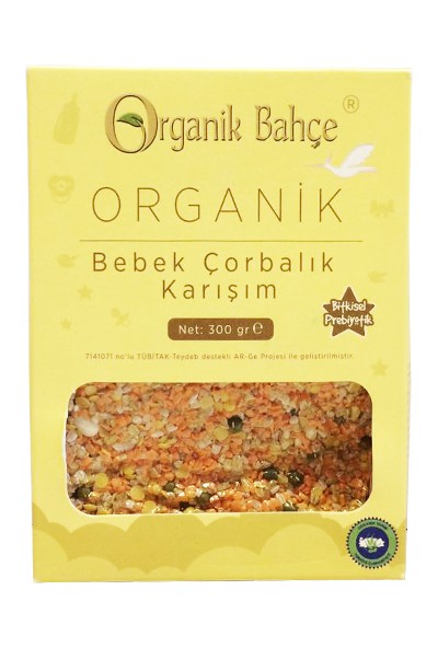 Organik Bahçe Bebek Çorbalık Karışımı 2 Adet x 300 gr