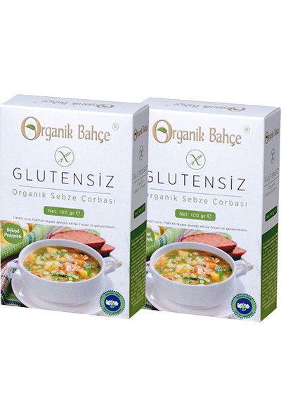 Organik Bahçe Glutensiz Sebze Çorbası 2 Adet x 100 gr Organik Bahçe Glutensiz Sebze Çorbası 2 Adet x 100 gr
