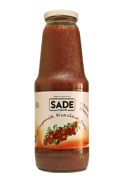 Sade Organik Kızılcık Suyu 1000 ml Sade Organik Kızılcık Suyu 1000 ml