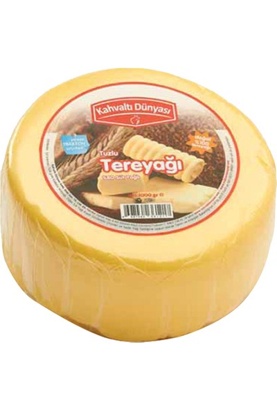 Kahvaltı Dünyası Trabzon Yayık Tereyağ Tuzlu 1000 gr Kahvaltı Dünyası Trabzon Yayık Tereyağ Tuzlu 1000 gr