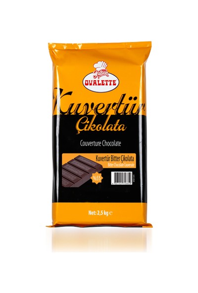 Ovalette Kuvertur Bitter Çikolata (%55) Ovalette Kuvertur Bitter Çikolata (%55)