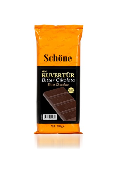 Schöne Schöne Bitter Kuvertur Çikolata 200Gr