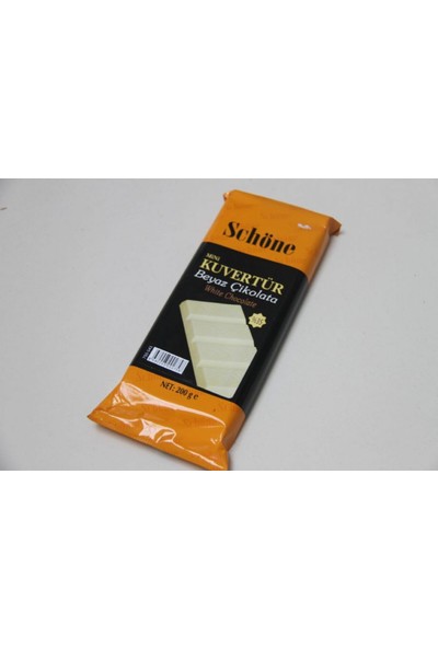 Schöne Schöne Beyaz Kuvertur Çikolata 200Gr Schöne Schöne Beyaz Kuvertur Çikolata 200Gr