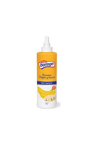 Kent Boringer muzlu Topping Sos 1000 Gr Gerçek Meyveli Kent Boringer muzlu Topping Sos 1000 Gr Gerçek Meyveli