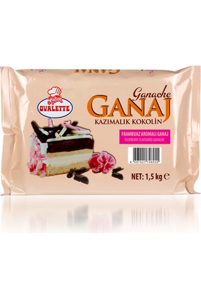 Ovalette Frambuaz Ganaj Çikolata Ovalette Frambuaz Ganaj Çikolata